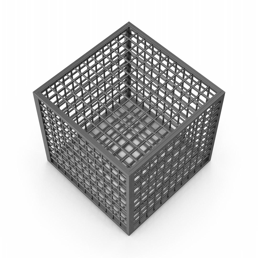 Metal Cube Grid 3D Model - TurboSquid 2490170