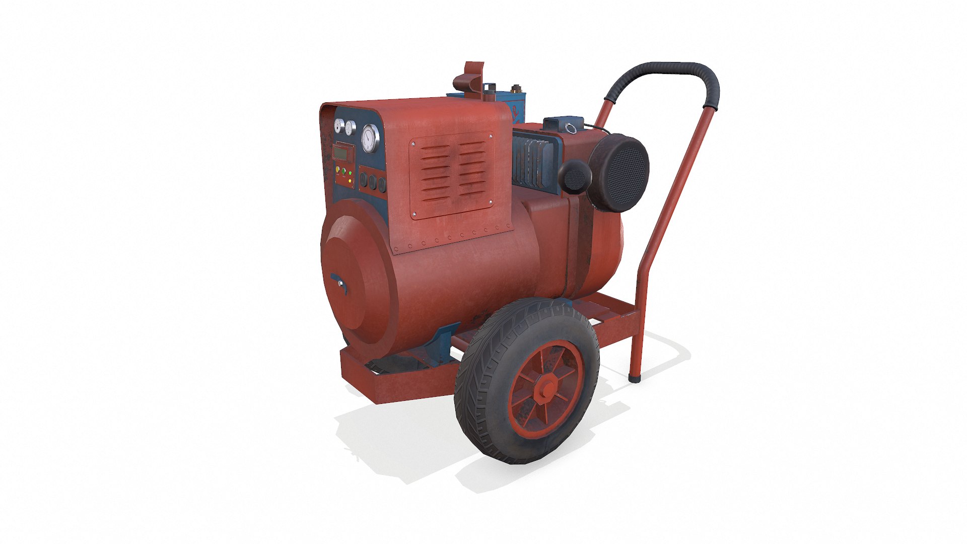 3D Old Vintage Electric Generator Low-poly PBR - TurboSquid 2384123