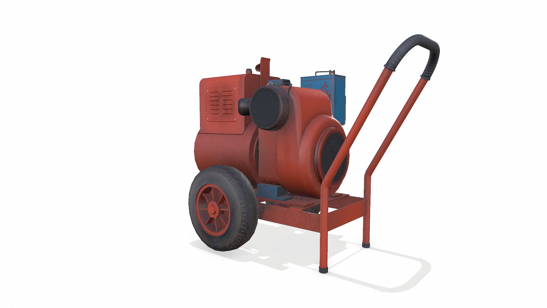3D Old Vintage Electric Generator Low-poly PBR - TurboSquid 2384123