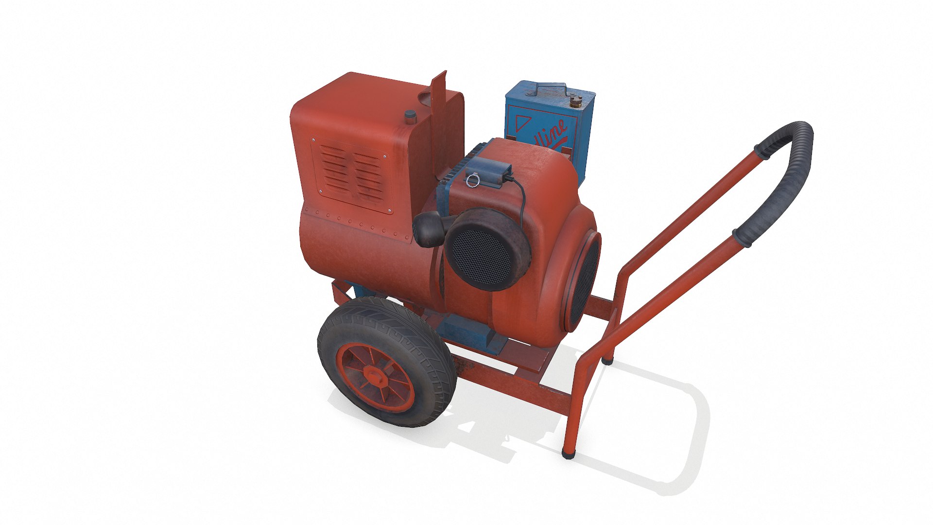 3D Old Vintage Electric Generator Low-poly PBR - TurboSquid 2384123