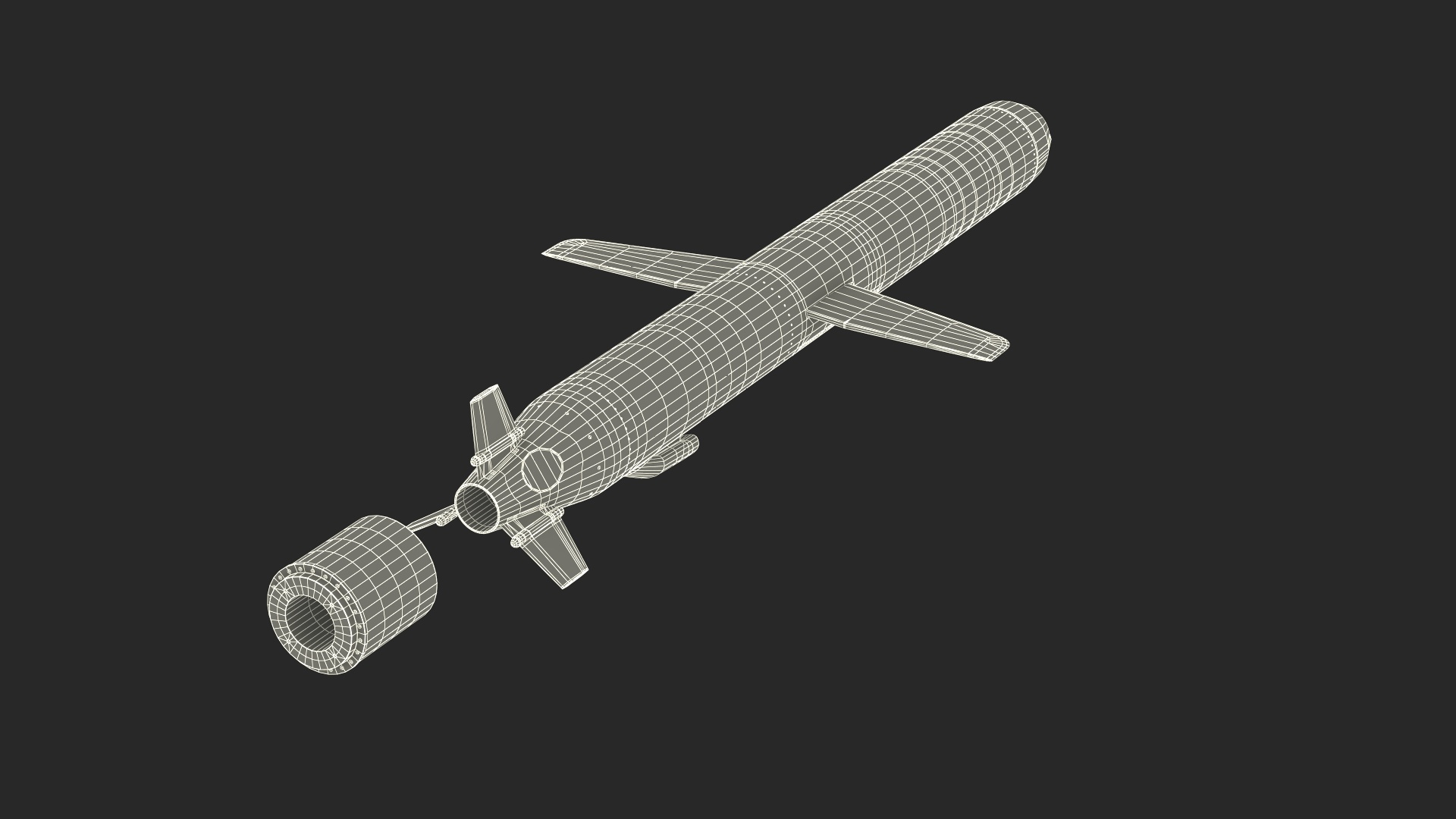3D BGM-109 General Dynamics Tomahawk Missile - TurboSquid 2307921
