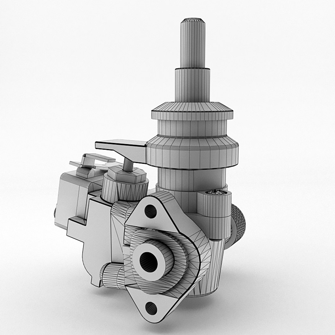 Gas hob valve - model - TurboSquid 1594463