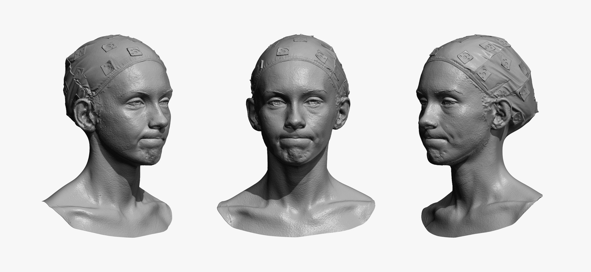 Athena Human Head Chin 3D - TurboSquid 1660935