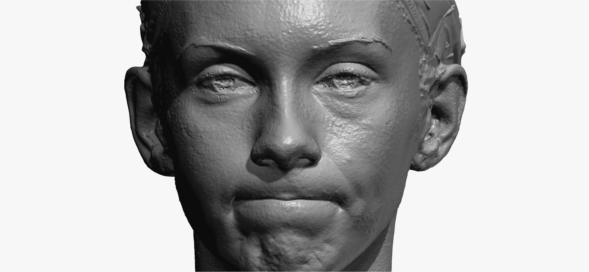 Athena Human Head Chin 3D - TurboSquid 1660935