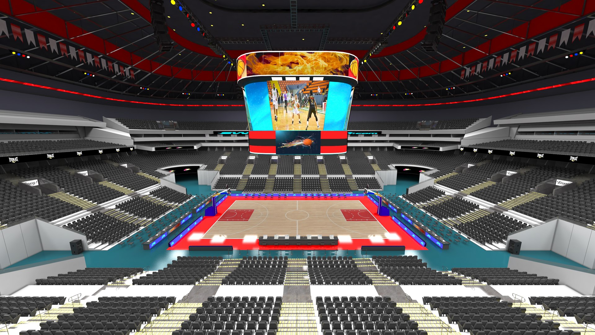 Ufc Arena And Basketball Arena 3D Model - TurboSquid 1763669