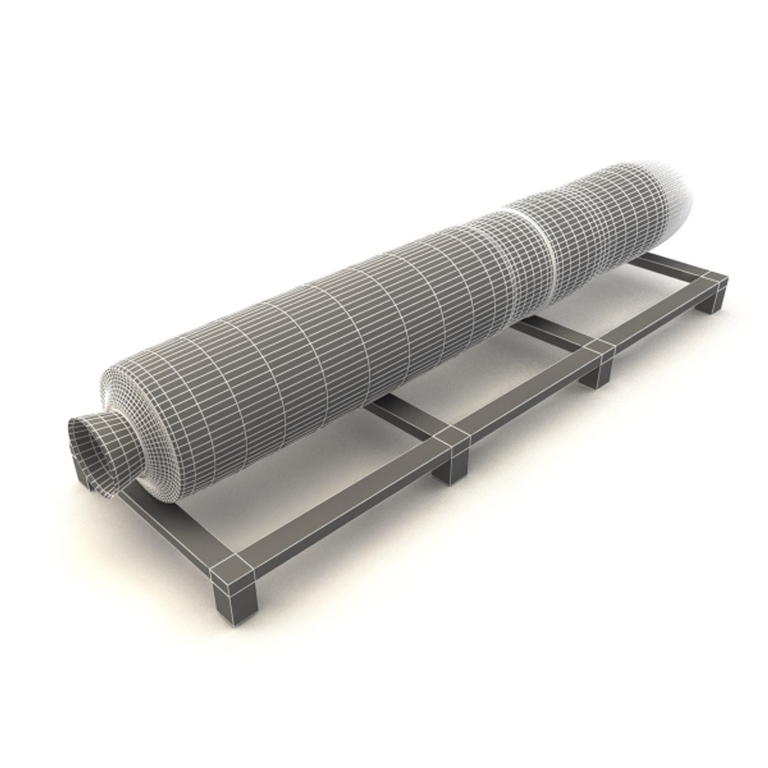 3d Ugm-133 Trident Ii Missile Model