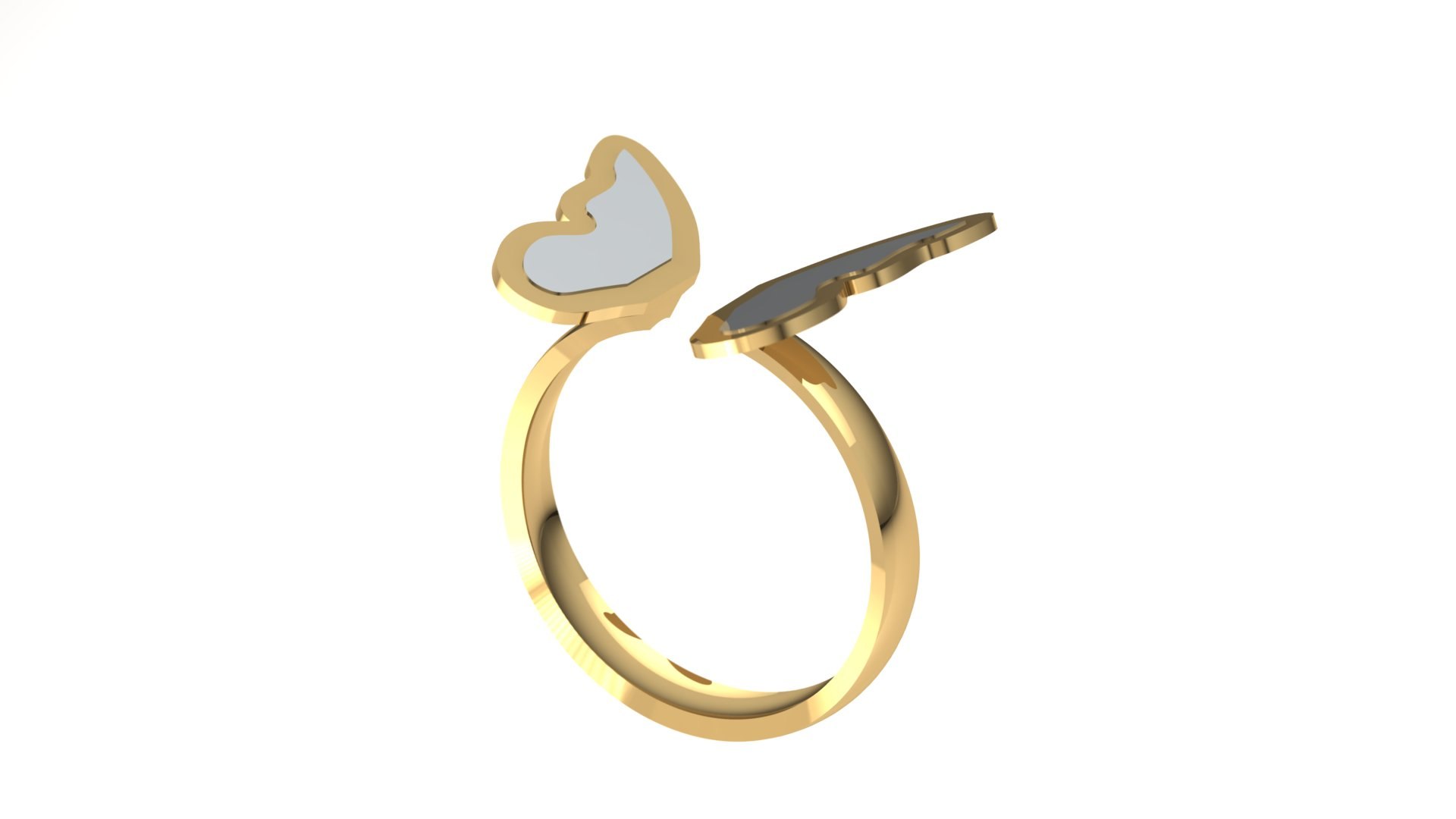 3D Butterfly Ring - TurboSquid 2064310