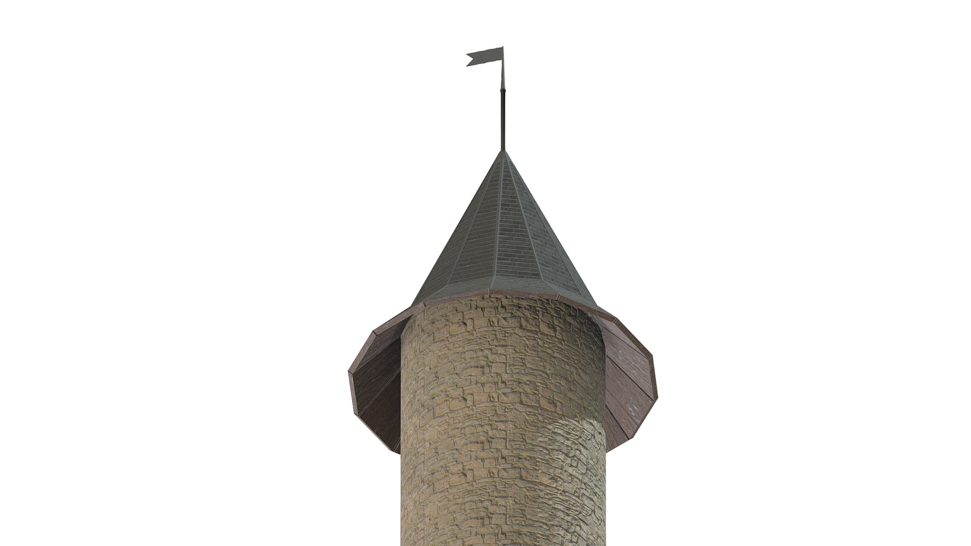 Medieval Castle Module 09 Low Poly PBR Realistic 3D Model - TurboSquid ...