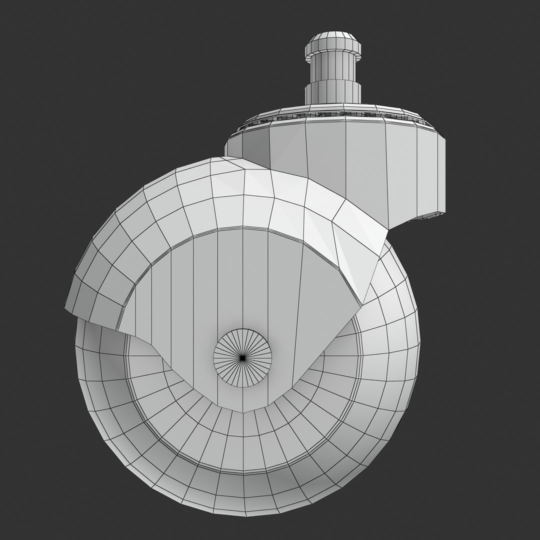 3d Model Caster Wheel
