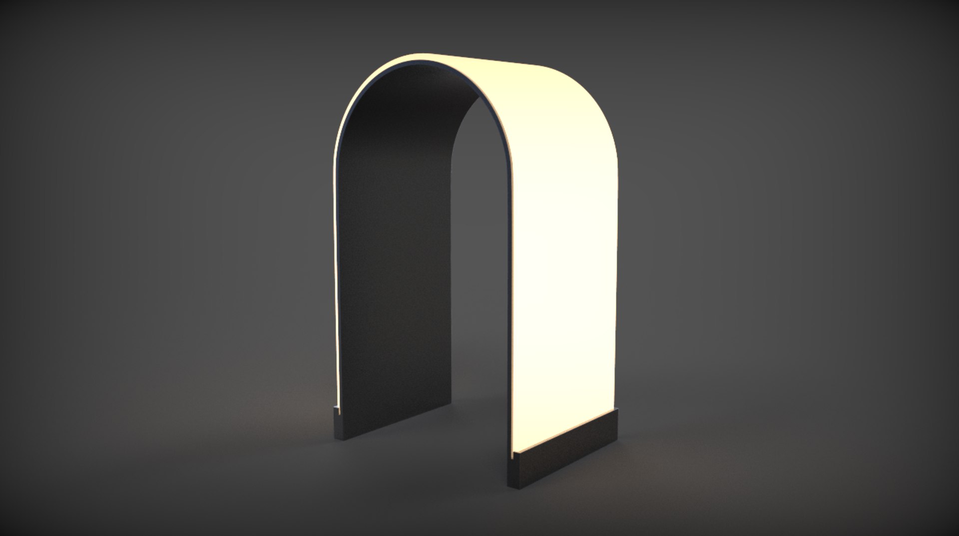 3d Model Led Table Lamp