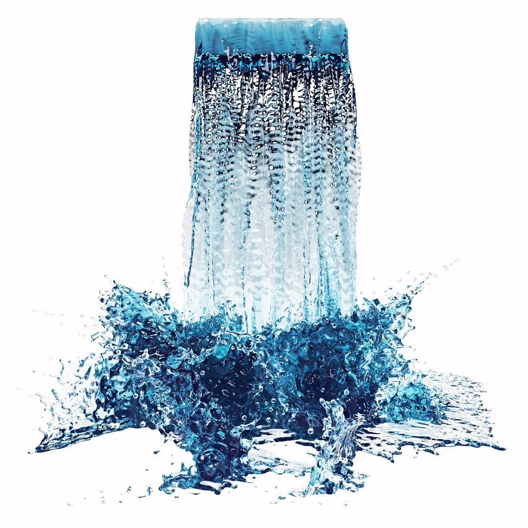 Waterfall 2 3D Model - TurboSquid 1336502