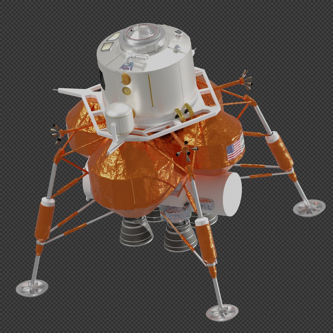 Eagle Engineering Lunar Lander 3D - TurboSquid 1963138