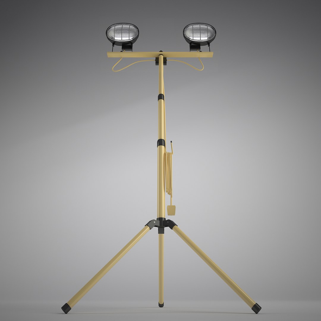 3d model twin work light