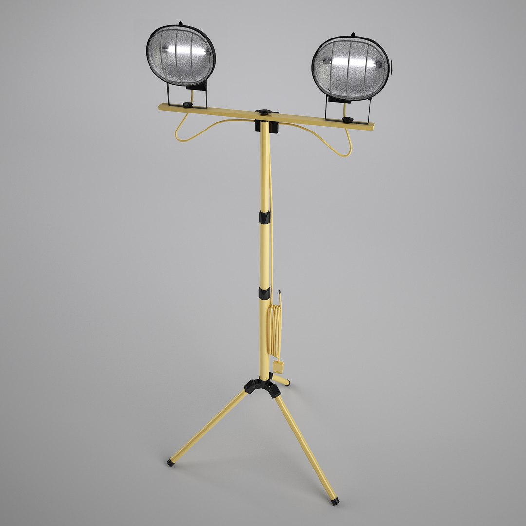 3d model twin work light
