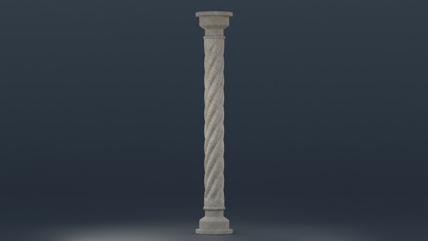 modelo 3d Columna torcida - TurboSquid 2379798