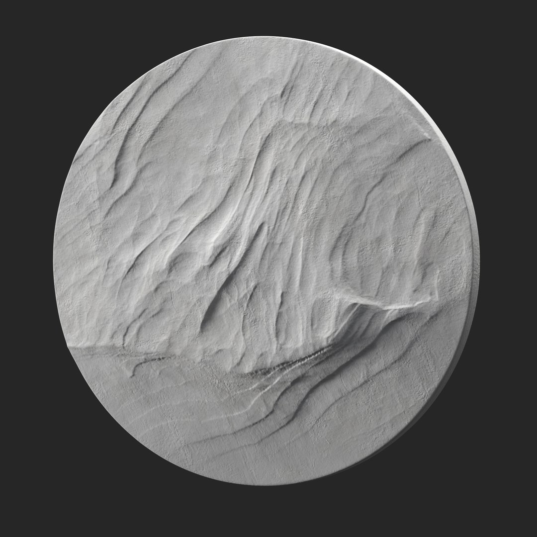 3D Round relief panno set model - TurboSquid 2168620