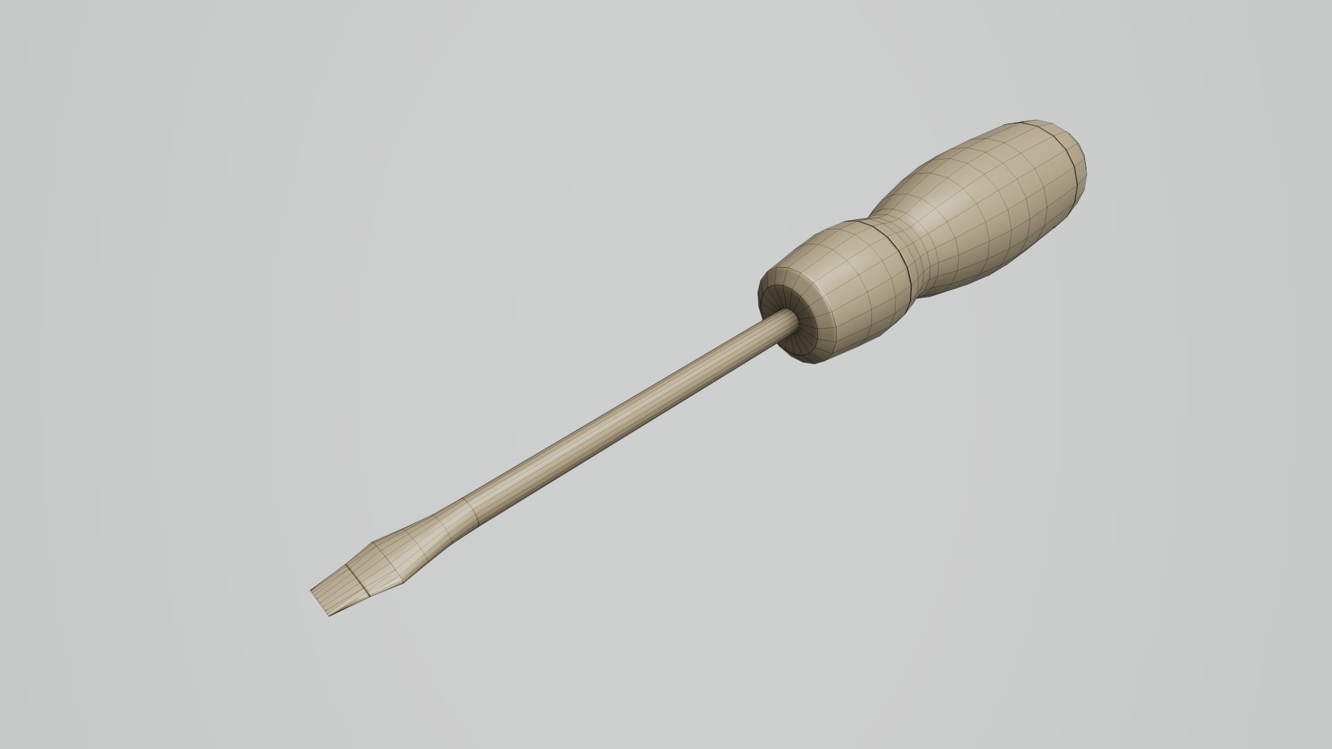 3D Screwdriver 01 - TurboSquid 2195932