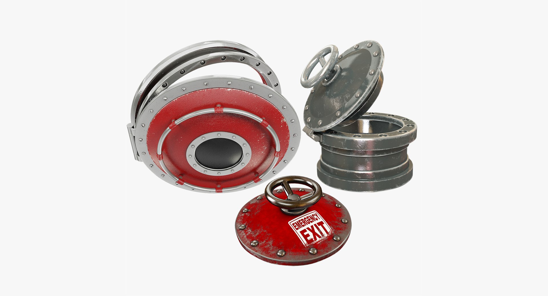 Set Ship Hatches 3D Model - TurboSquid 1357021