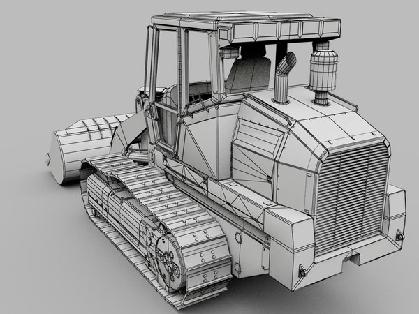 Tracked loader 3D model - TurboSquid 1658500