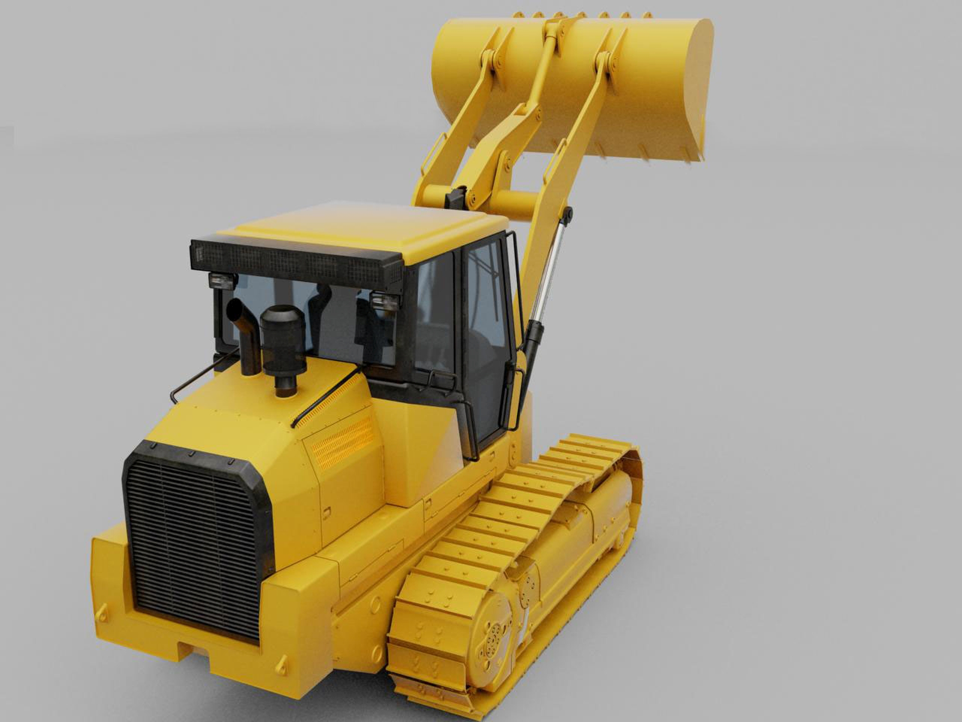 Tracked loader 3D model - TurboSquid 1658500