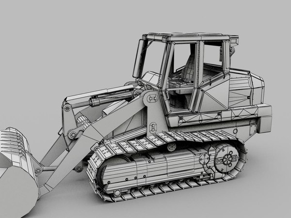 Tracked loader 3D model - TurboSquid 1658500