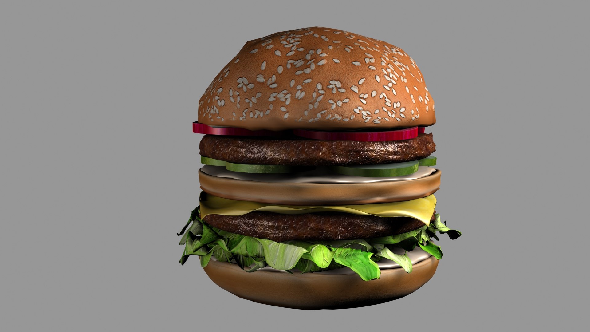 Big Mac Burger Model - TurboSquid 1981419