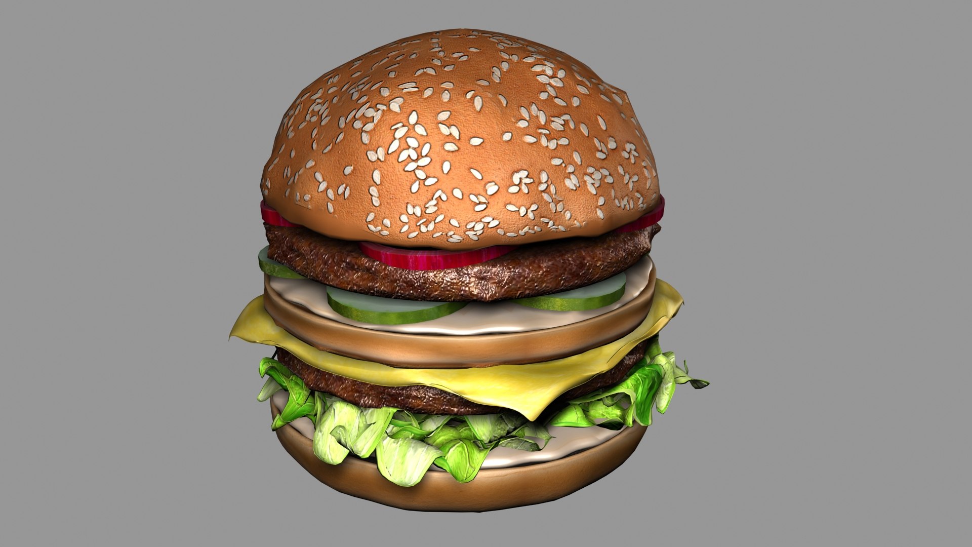 Big Mac Burger Model - TurboSquid 1981419