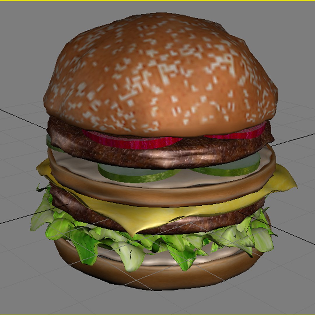 Big Mac Burger Model - TurboSquid 1981419