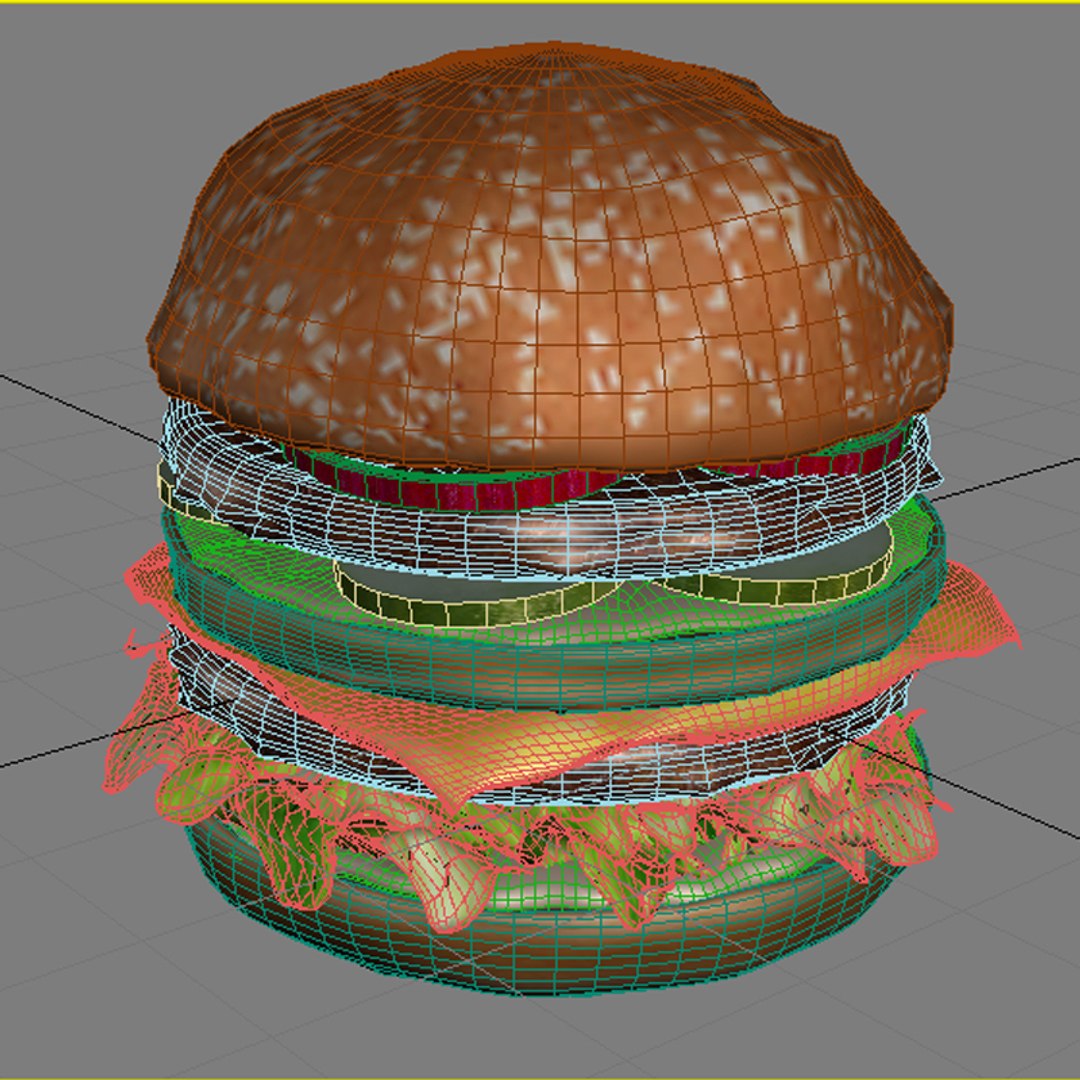Big Mac Burger Model - TurboSquid 1981419