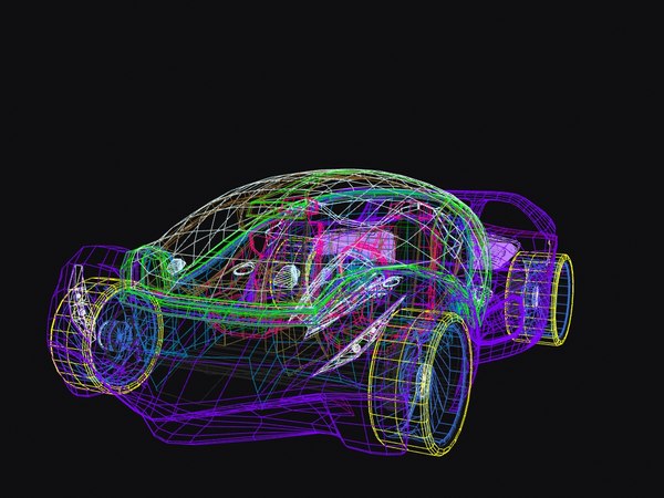 concept car 3d 3ds