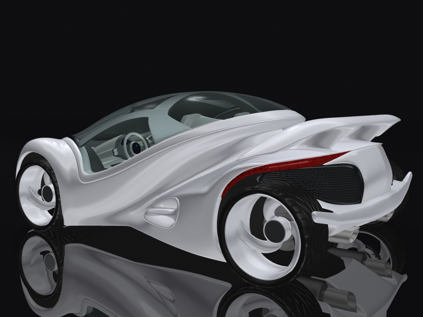 concept car 3d 3ds