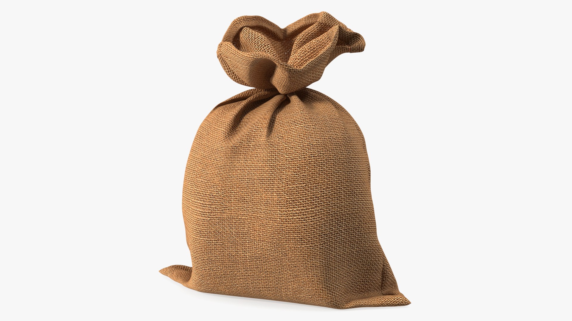 Burlap Sack Tied Closed 3D Model - TurboSquid 2220555