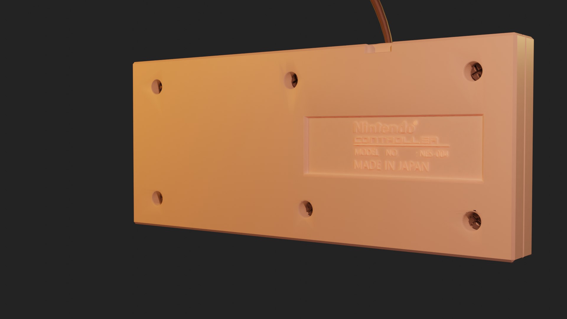 NES Controller 3D - TurboSquid 1792141