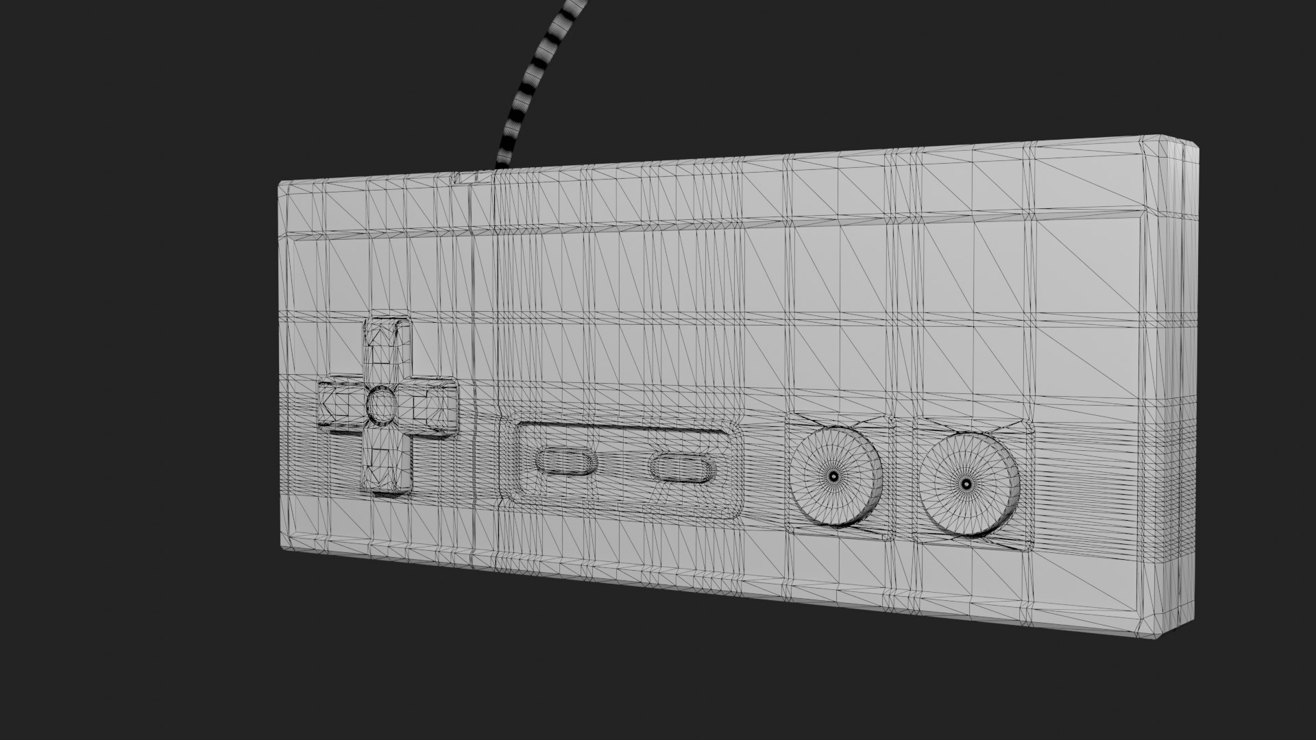 NES Controller 3D - TurboSquid 1792141
