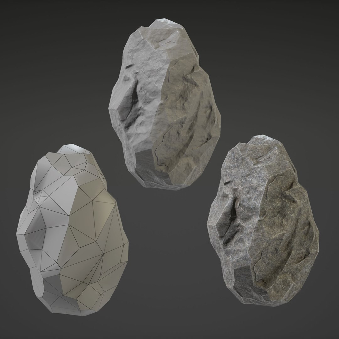 Stone - 3D Model - TurboSquid 1418941