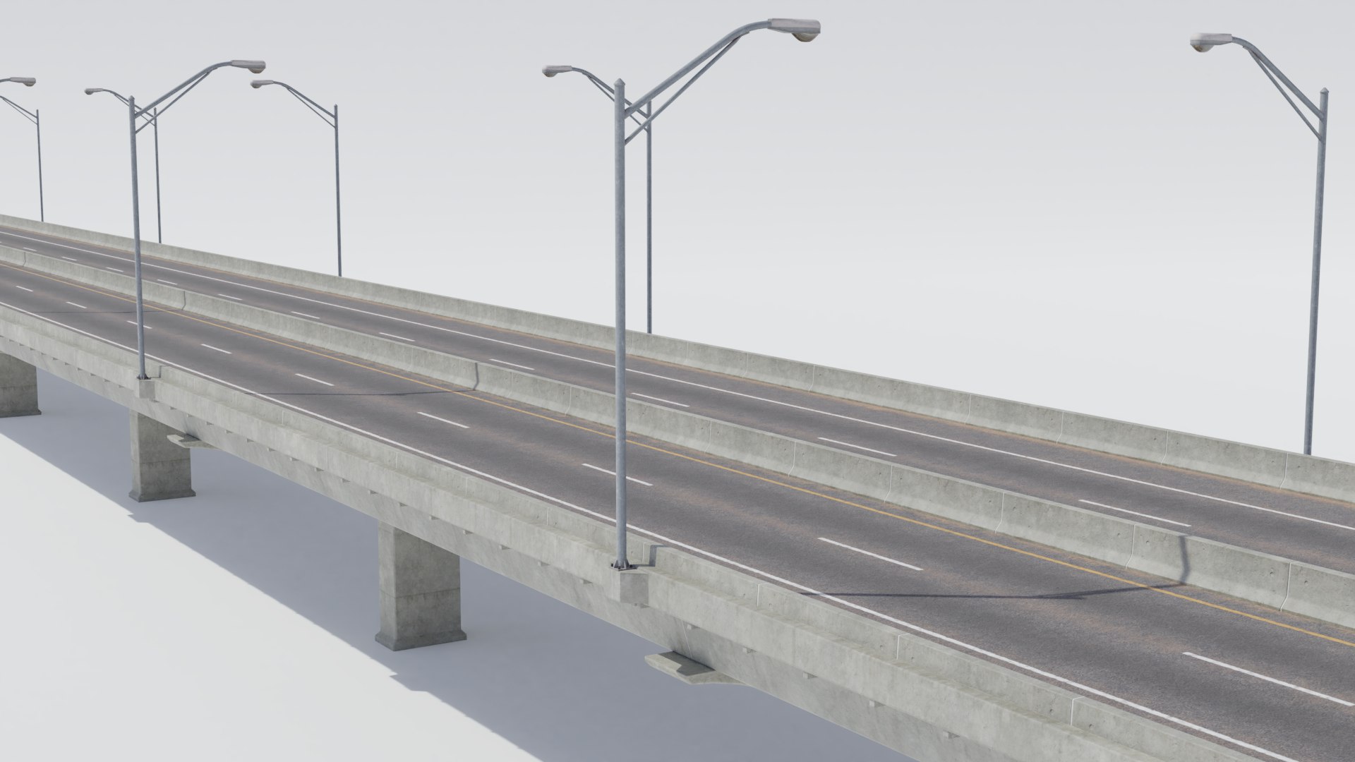 Elevated Highway 3D Model - TurboSquid 1842280