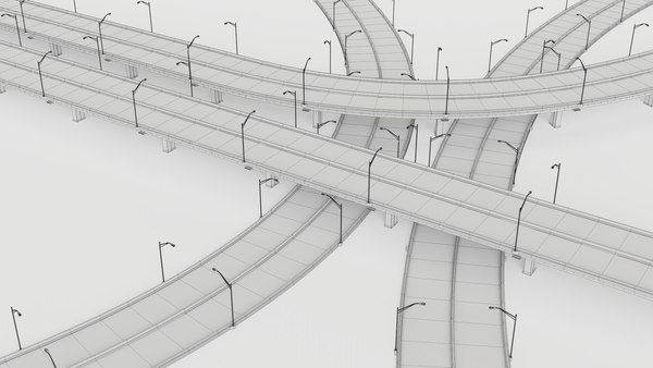 Elevated Highway 3D model - TurboSquid 1842280