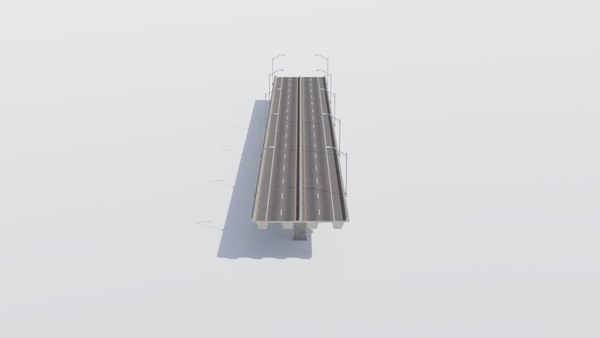 Elevated Highway 3D model - TurboSquid 1842280