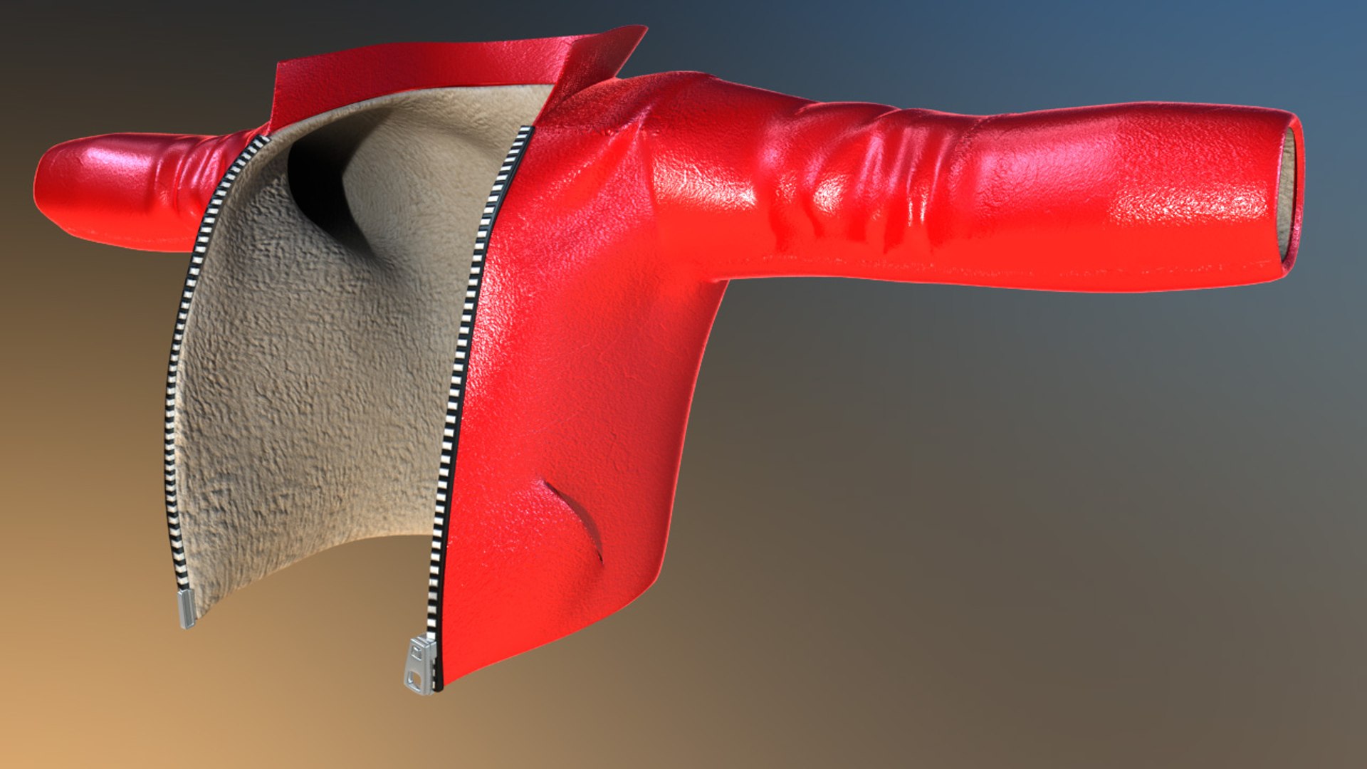 cartoon leather jacket x