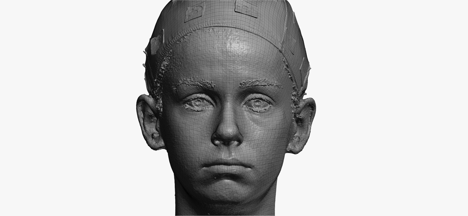 Rhea human head sadness 3D model - TurboSquid 1664187