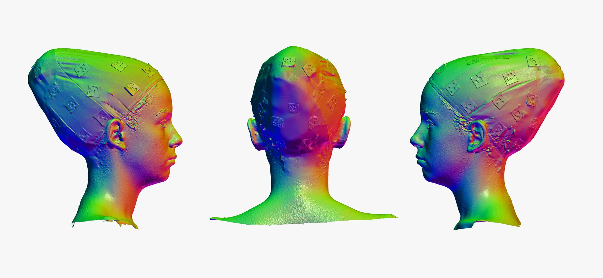 Rhea human head sadness 3D model - TurboSquid 1664187