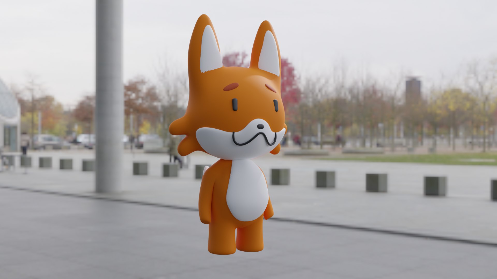 3d Character Modelling FOX - 3d Cartoon Character Model Fox - 3d ...