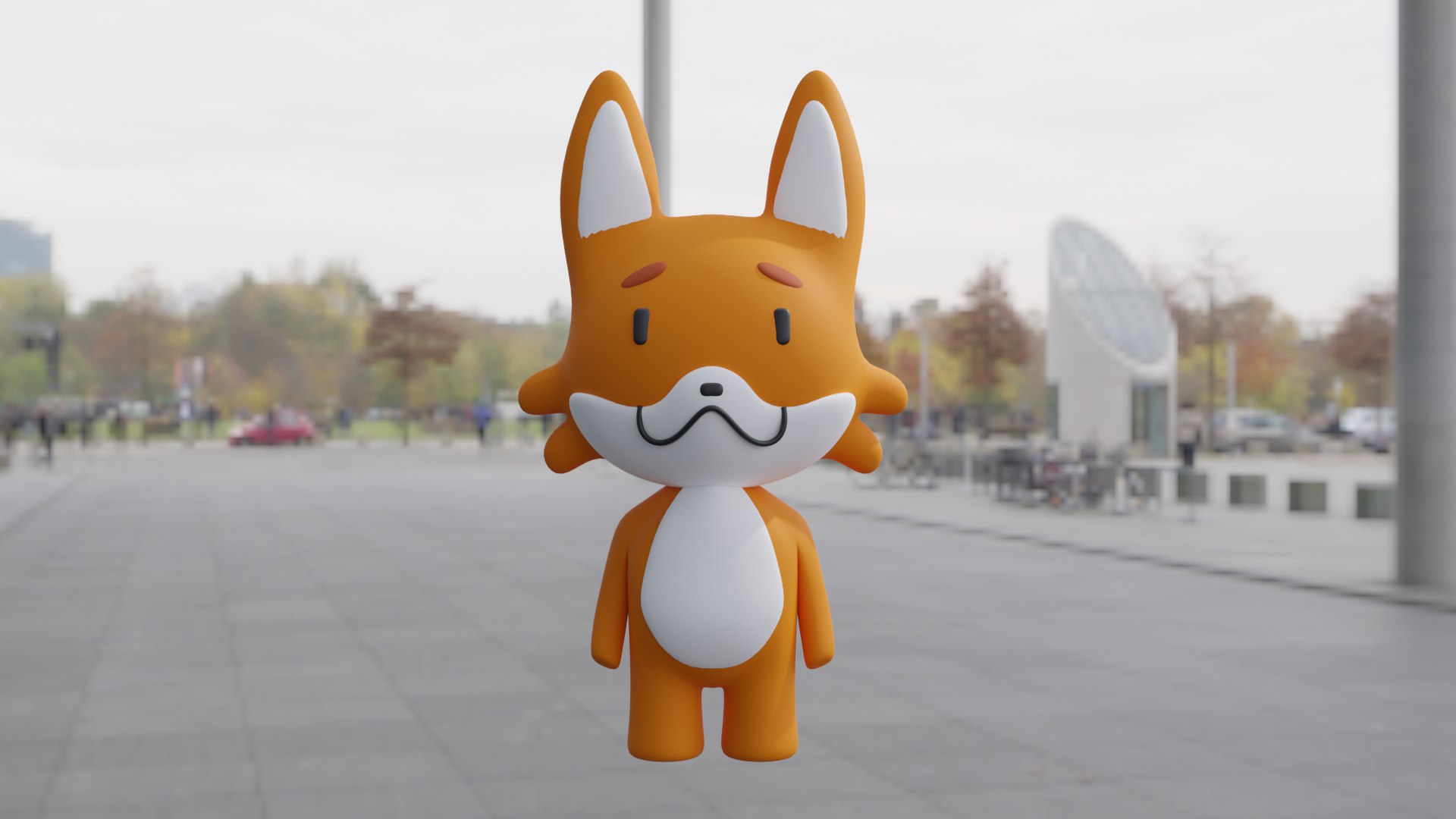 3d Character Modelling FOX - 3d Cartoon Character Model Fox - 3d ...