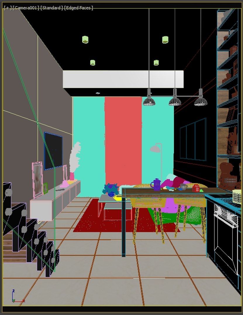 3D Modern Loft Studio Interior Scene - TurboSquid 1942595
