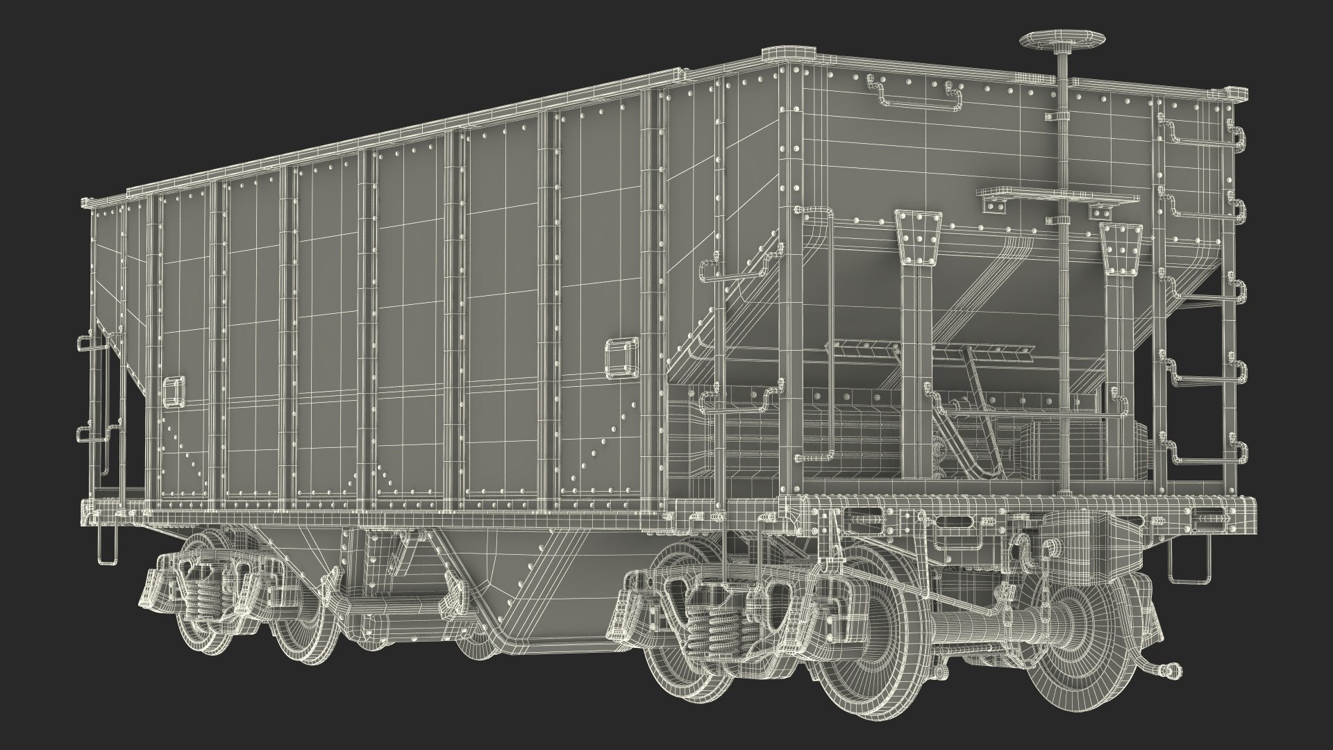 3D Railway Hopper Car - TurboSquid 2147286