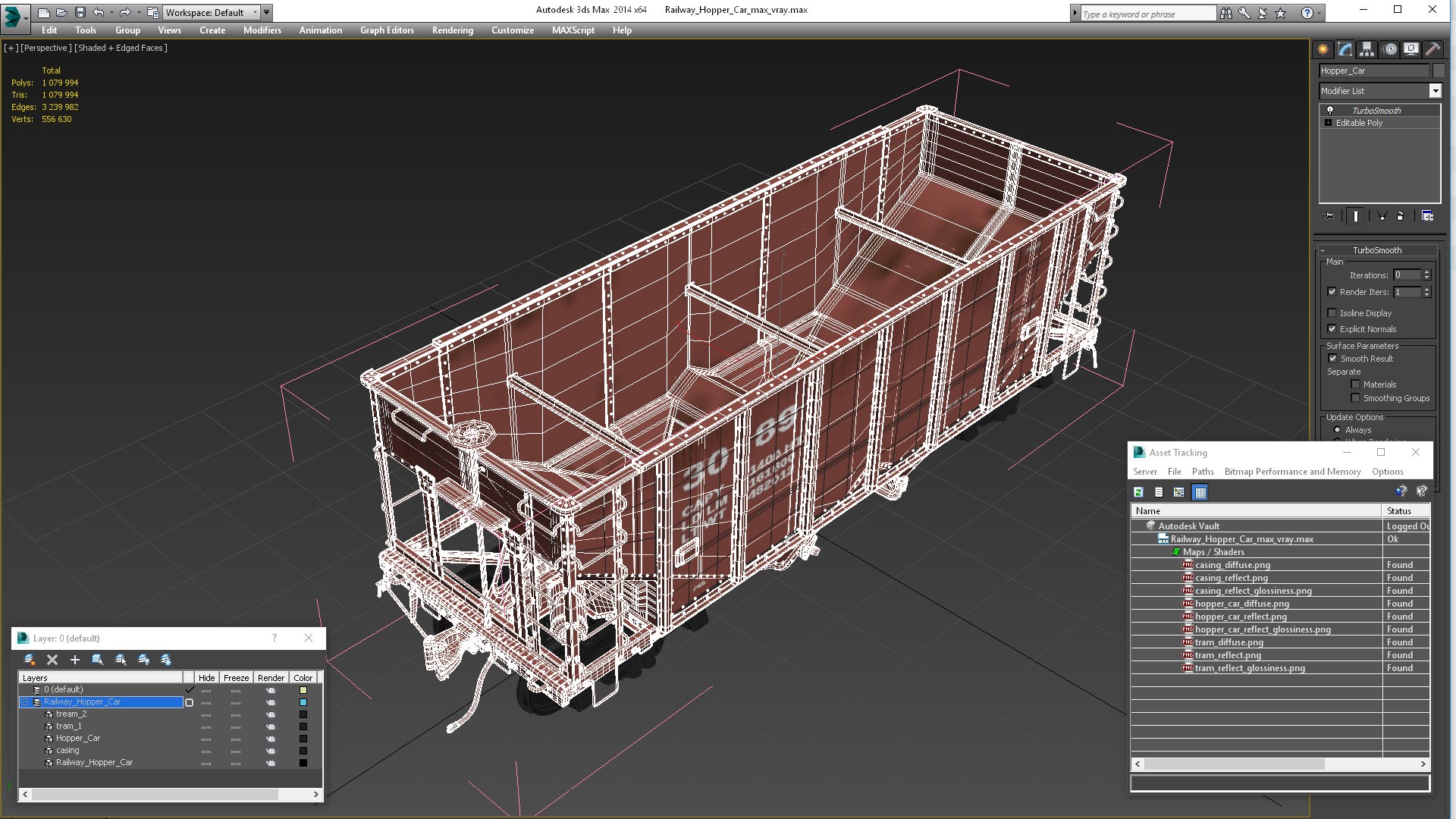 3D Railway Hopper Car - TurboSquid 2147286