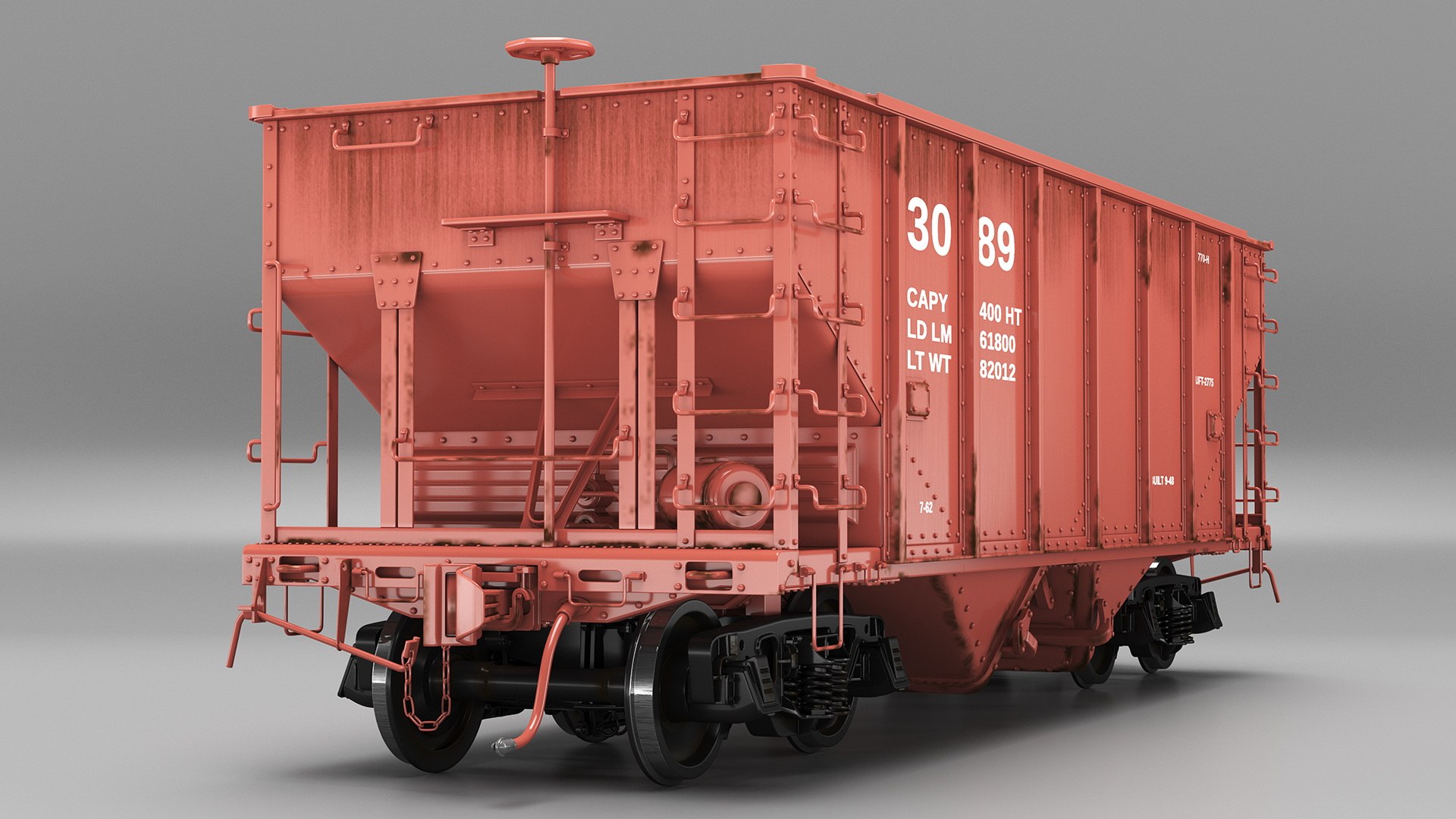 3D Railway Hopper Car - TurboSquid 2147286