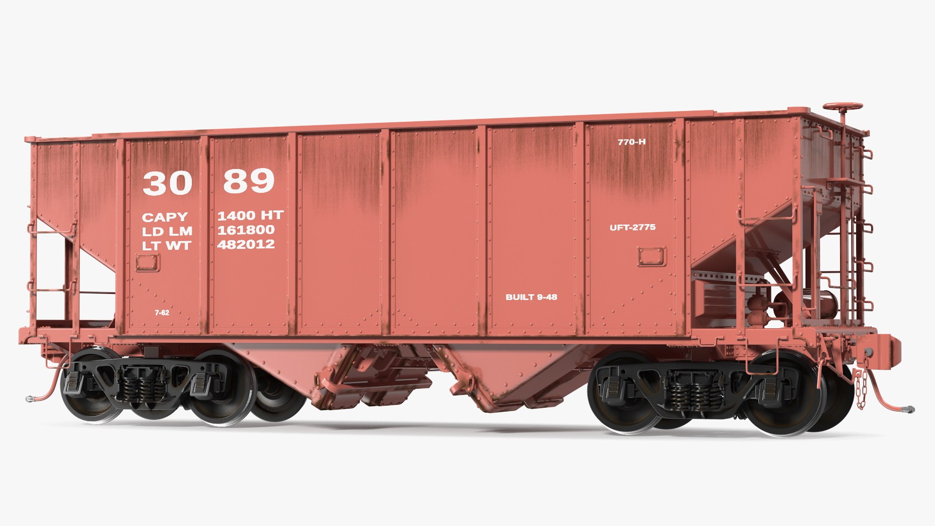 3D Railway Hopper Car - TurboSquid 2147286