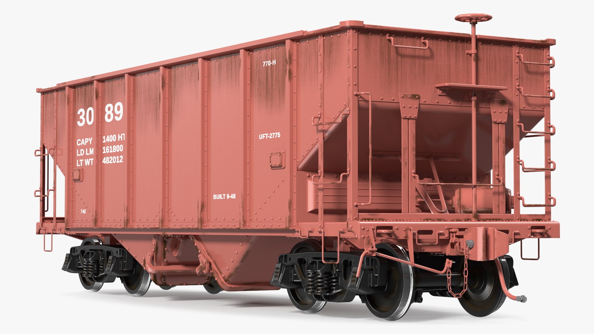 3D Railway Hopper Car - TurboSquid 2147286
