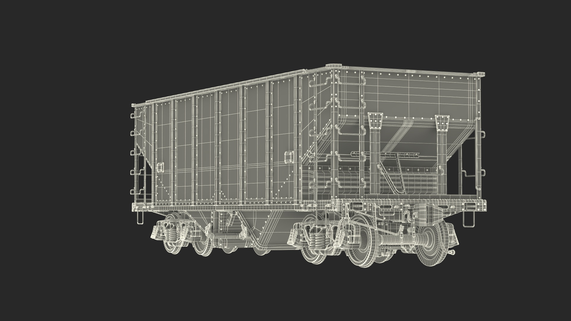 3D Railway Hopper Car - TurboSquid 2147286